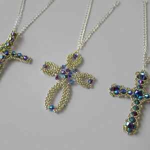 3cross Pendants Beading TUTORIAL - Etsy