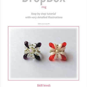 Dropbox Ring Beading TUTORIAL - Etsy