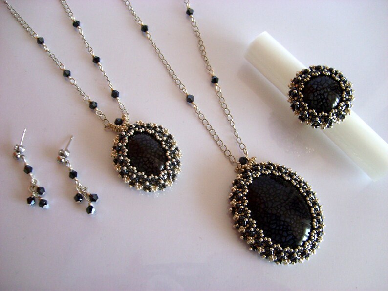 Theresa Pendant Beading TUTORIAL - Etsy