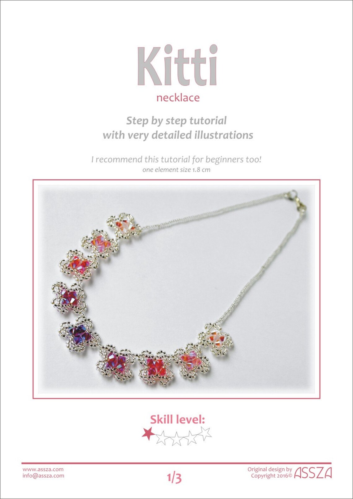Kitti Necklace Beading TUTORIAL - Etsy