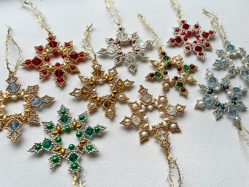 Xmas Blankstar Beading TUTORIAL - Etsy