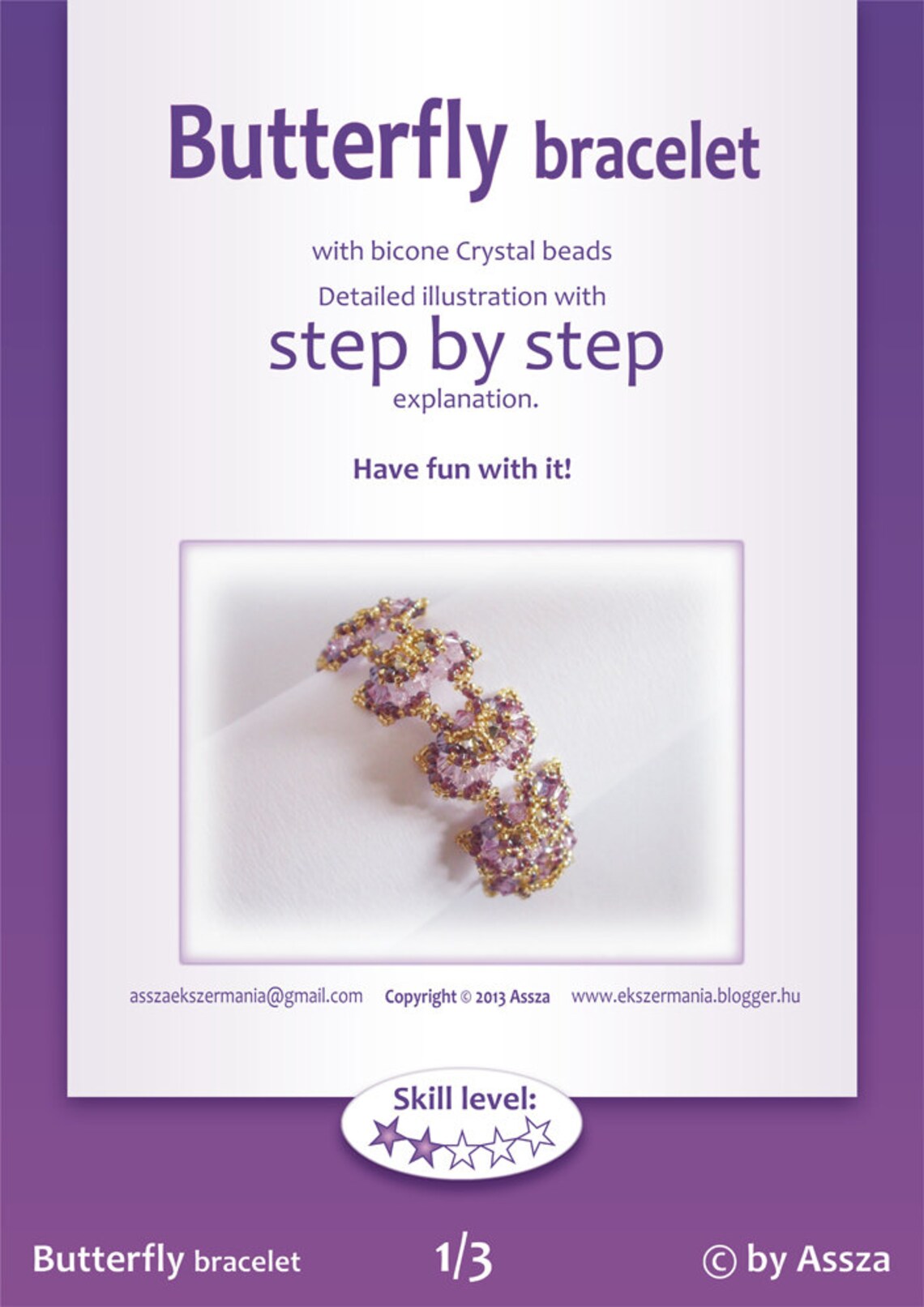 Butterfly Bracelet Beading TUTORIAL | Etsy