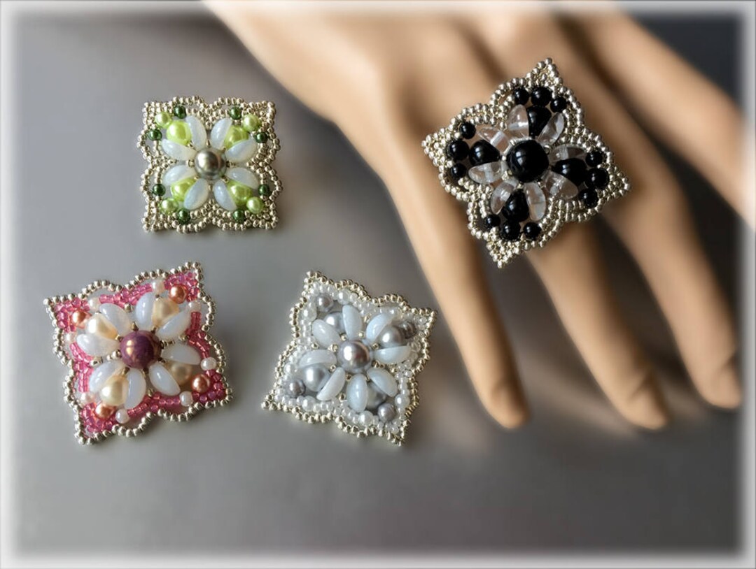 Bigdropbox Ring Beading TUTORIAL - Etsy