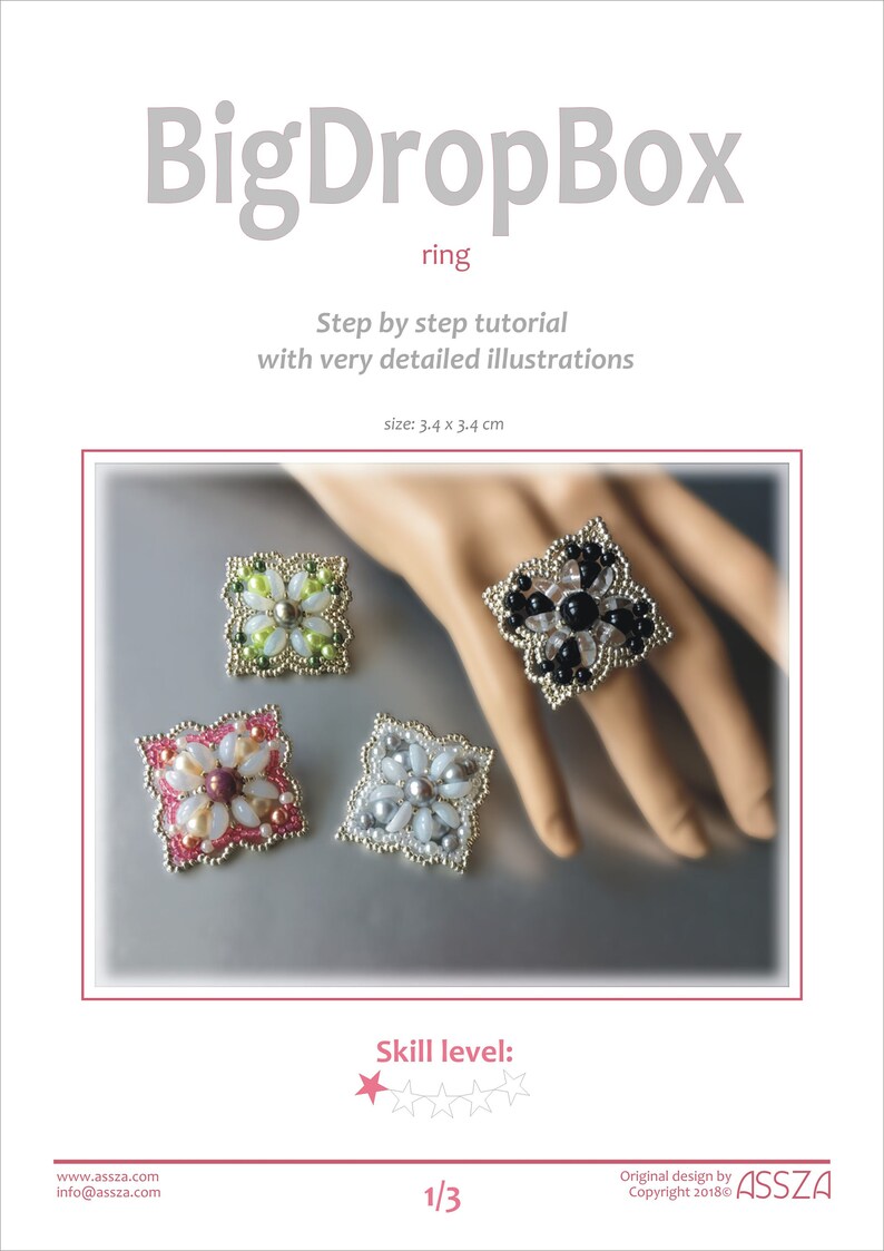 Bigdropbox Ring Beading TUTORIAL | Etsy