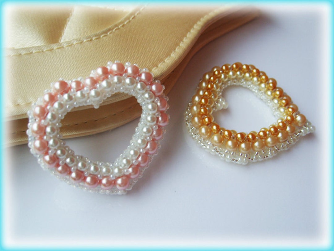 Heart Motif Beading TUTORIAL - Etsy