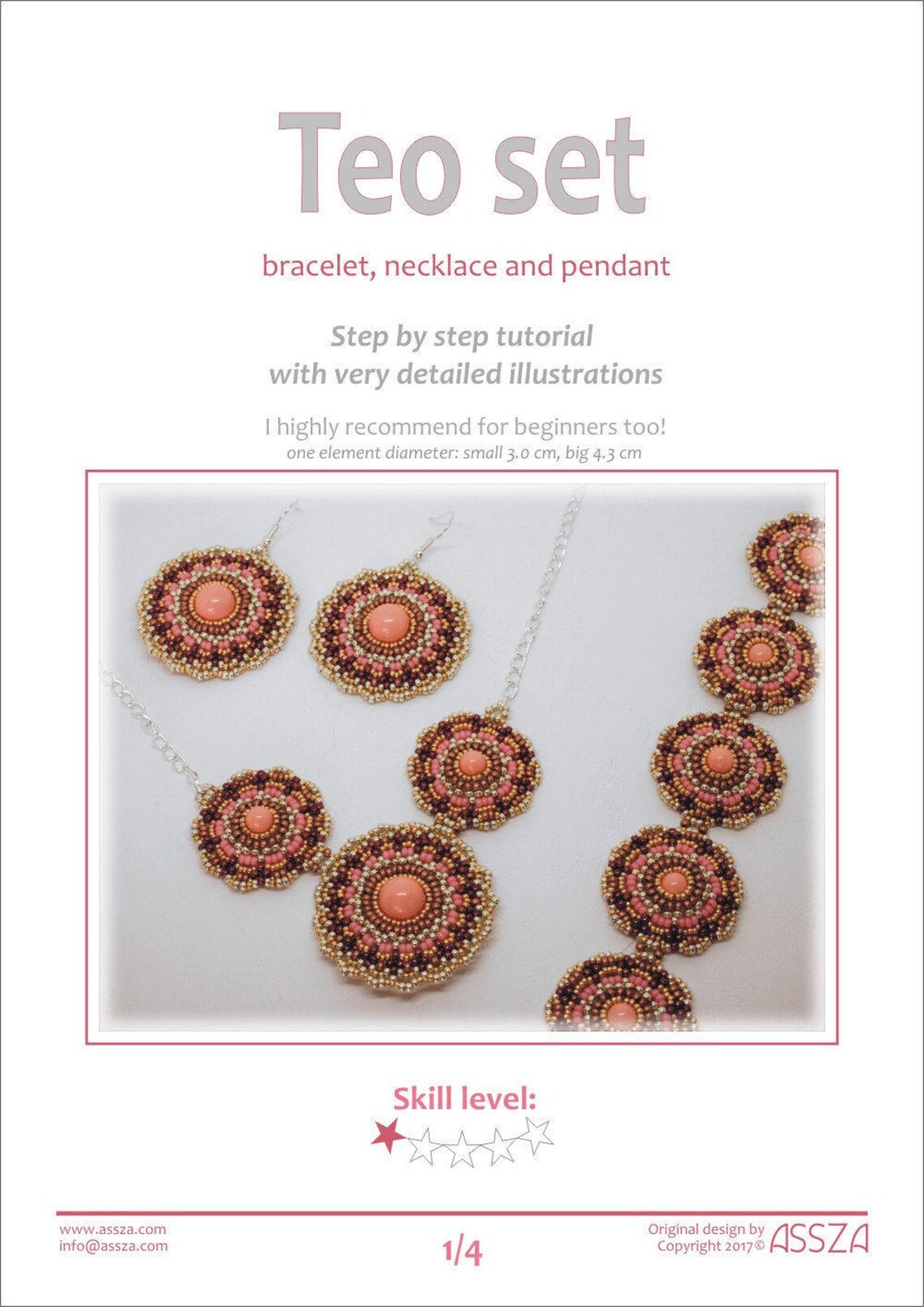 Teo Set Beading TUTORIAL - Etsy