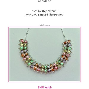 Doublebubble Necklace Beading TUTORIAL - Etsy