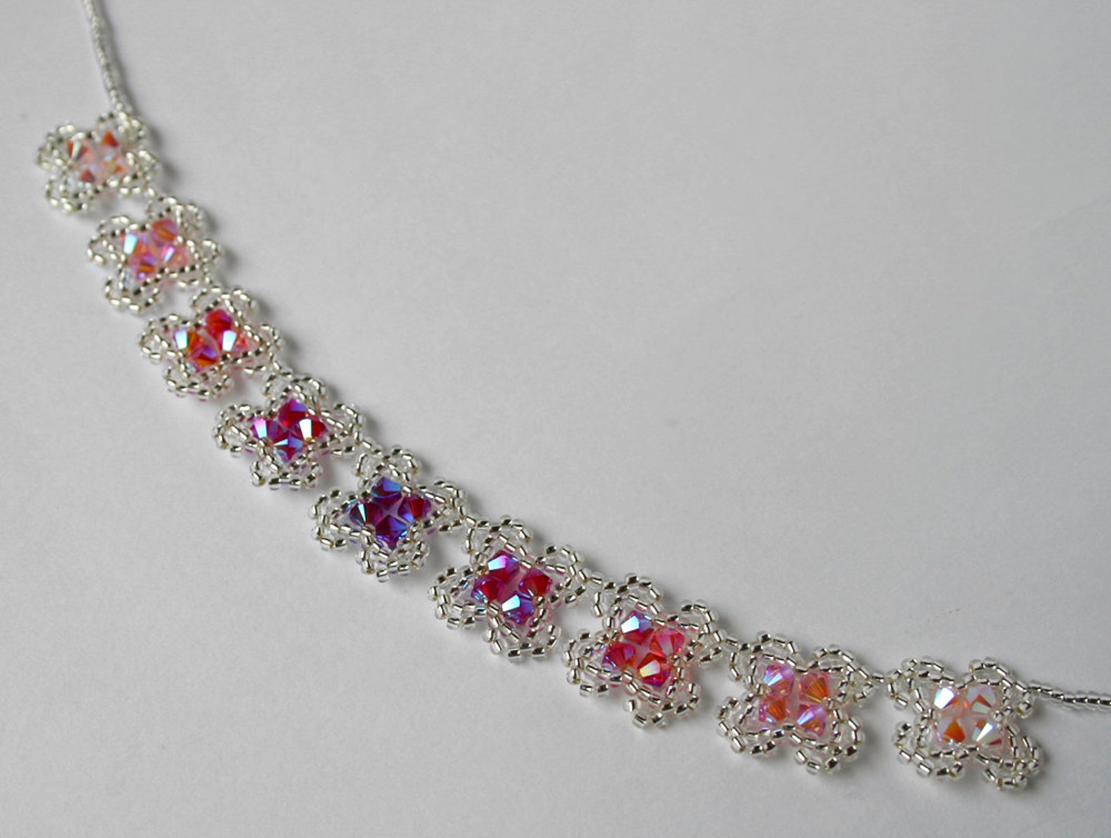 Kitti necklace beading TUTORIAL | Etsy