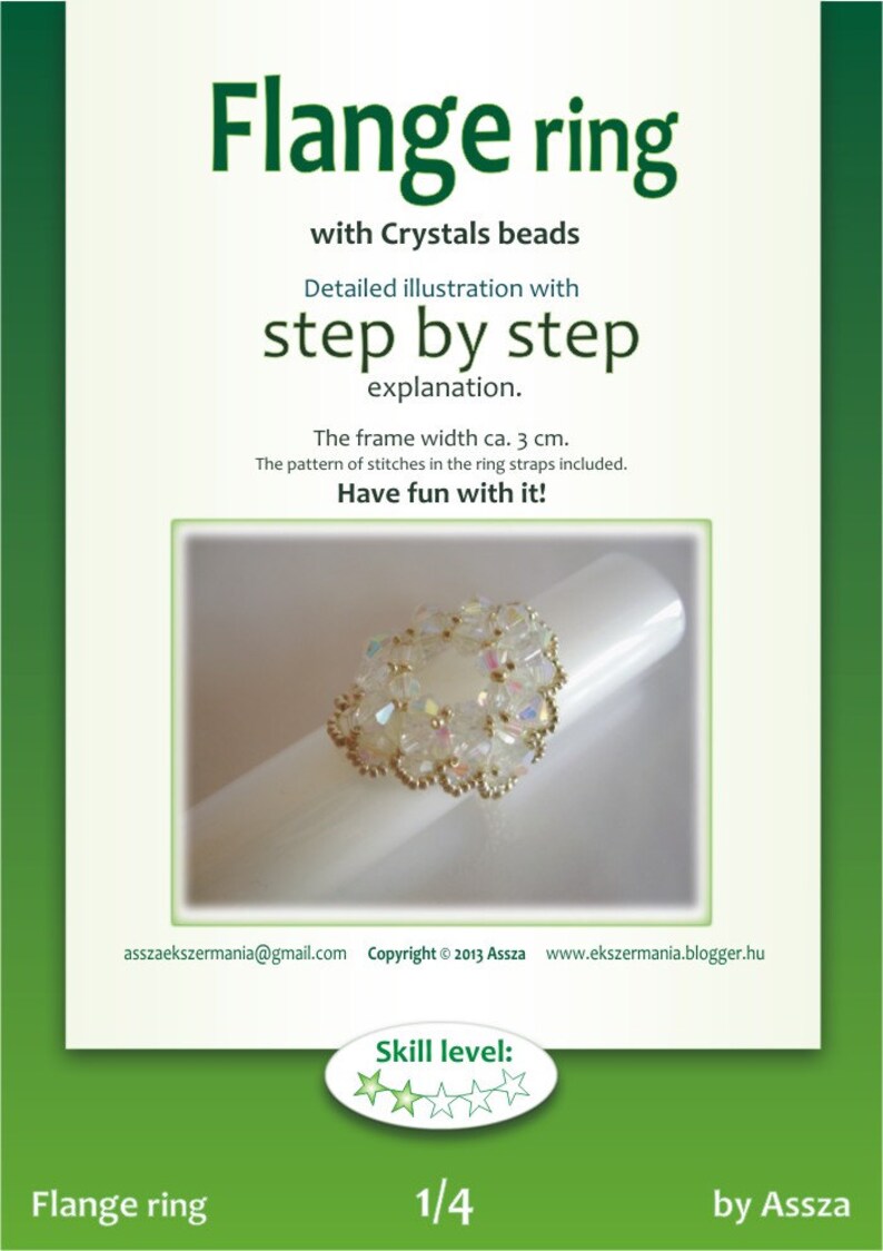 Flange Ring Beading TUTORIAL - Etsy Canada