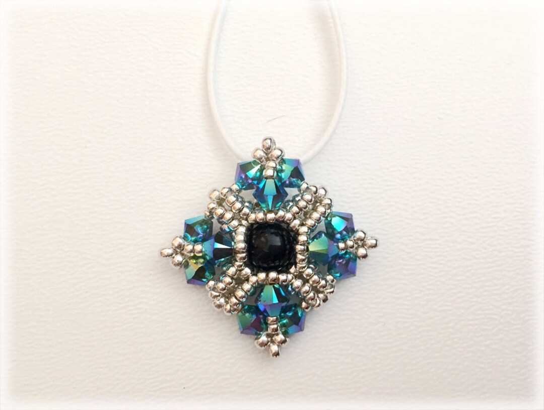 Cornshine Pendant Beading TUTORIAL - Etsy