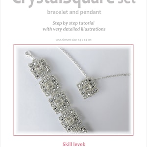 Crystalsquare Set Beading TUTORIAL - Etsy