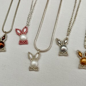 Easterbunny Pendant Beading TUTORIAL - Etsy