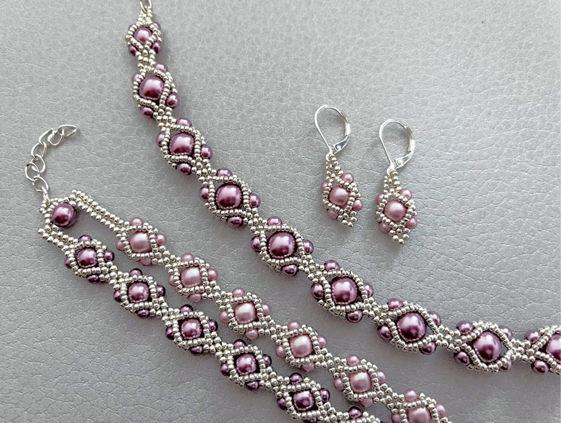 Orchideas Set Beading TUTORIAL - Etsy