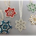 Starwheel Pendant Beading TUTORIAL - Etsy