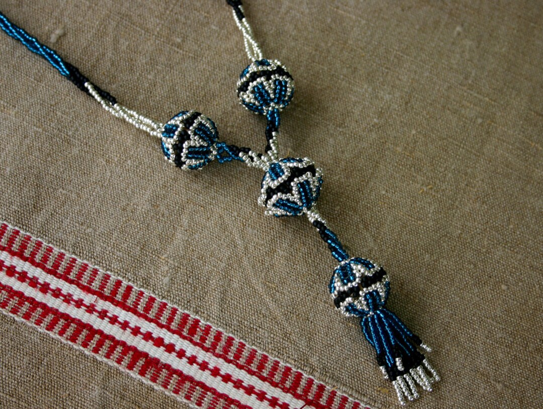 Indian Necklace Beading TUTORIAL - Etsy