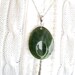 Large Jade Worry Stone Pendant Palm Rubbing Stone Fidget - Etsy