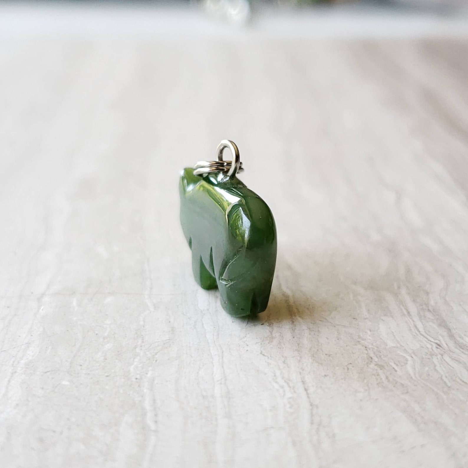 Genuine Jade Pig Charm Pendant Year of the Pig Chinese | Etsy