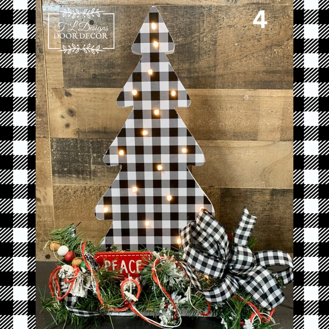 Twinkle Tree-wood Christmas Tree-christmas Decor-christmas - Etsy