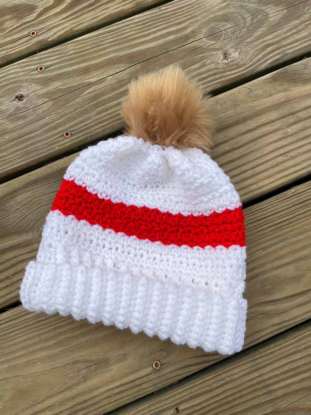 Taylor Swift Inspired Chiefs Crochet Beanie - Etsy