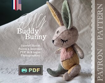 MINI DOLL Download Pattern PDF Plush Feltdoll Les Chiffonnés - Etsy