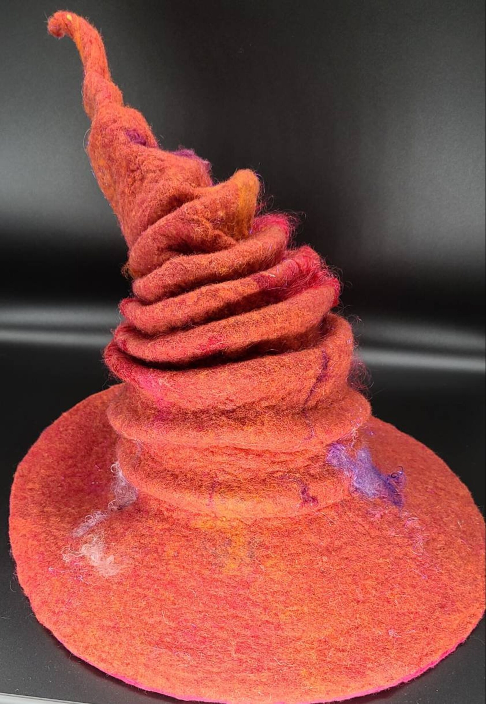 Summer Solstice Witch or Wizard Wool Hat With Large Brim | Etsy