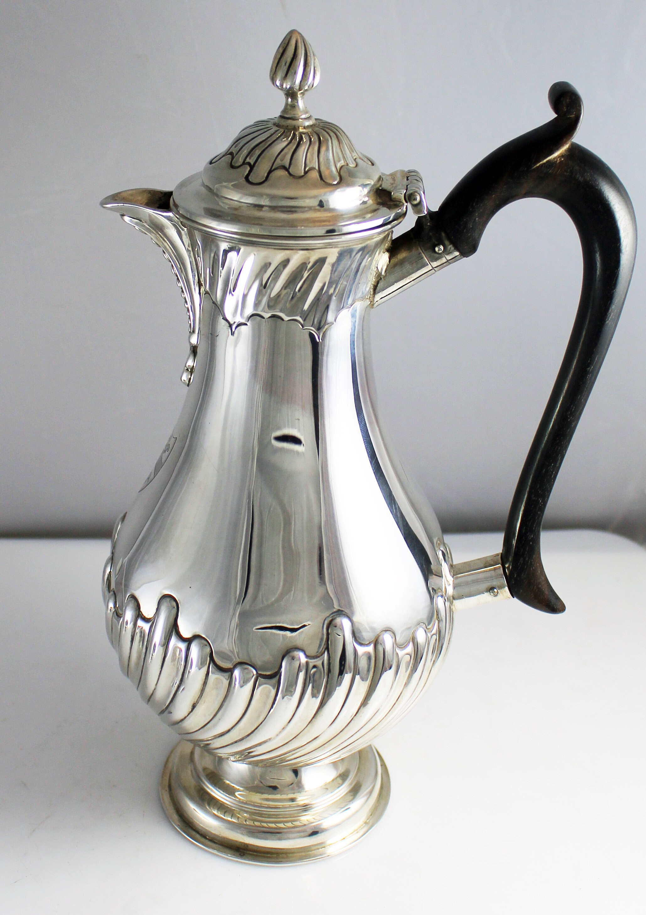 Antique Victorian Solid Sterling Silver Coffee Pot Hallmarked - Etsy UK