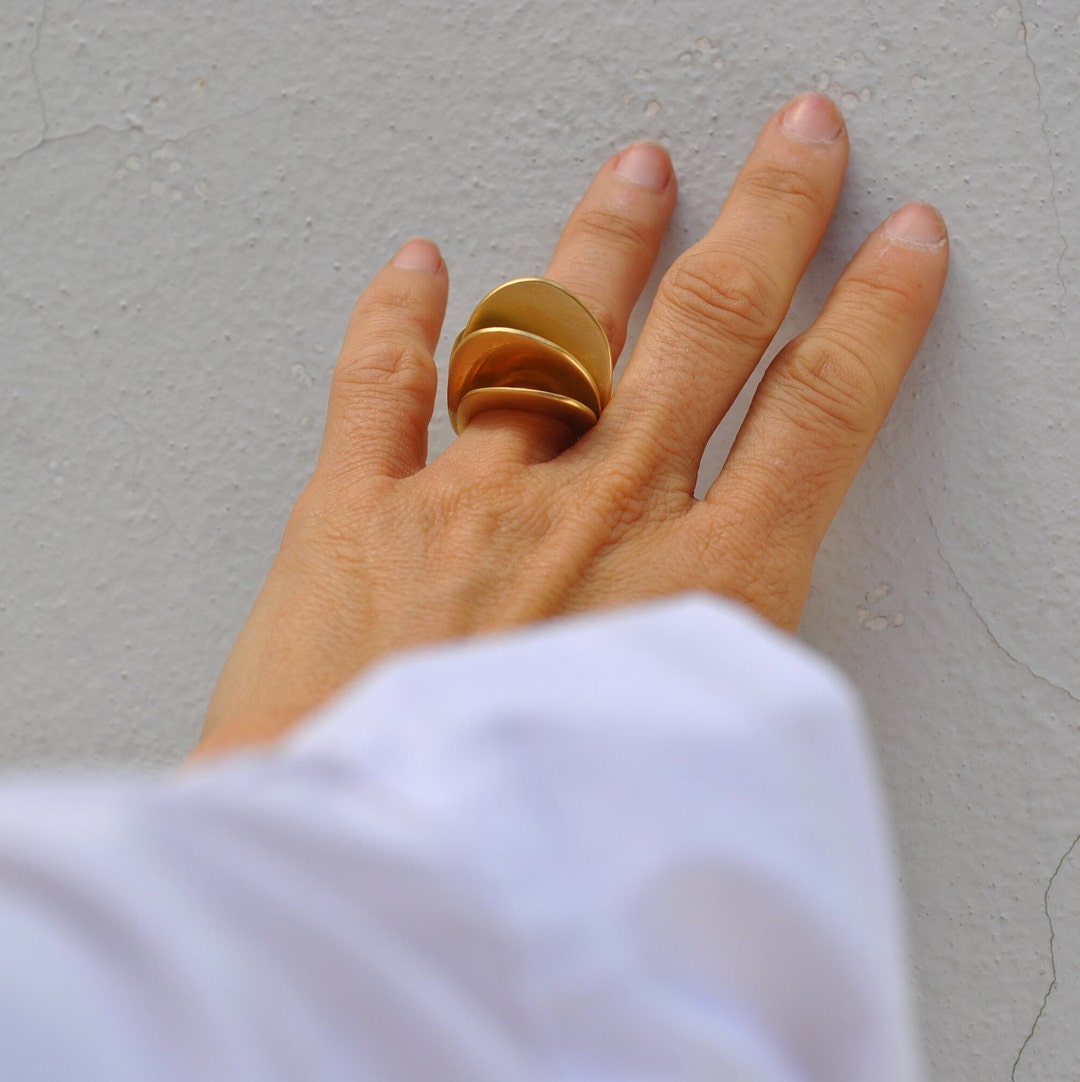 Sculture Ring, Sidney Opera Desing, Exclusive Bronze Ring - Etsy