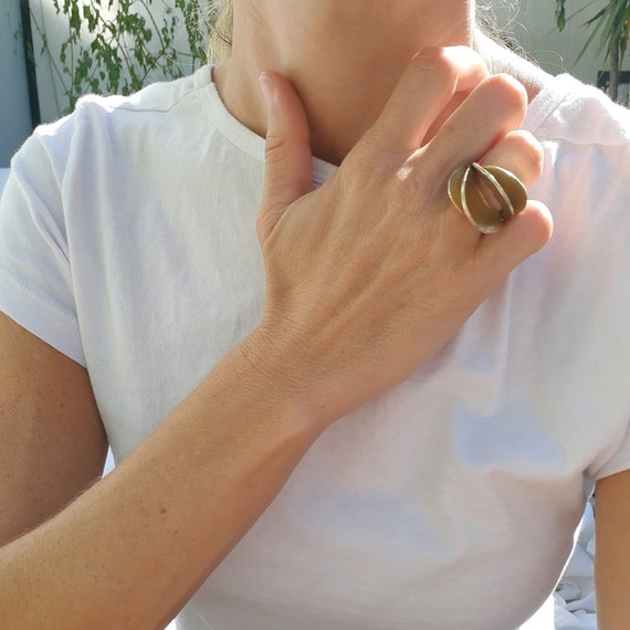 Sculture Ring Sidney Opera Desing Exclusive Bronze Ring - Etsy