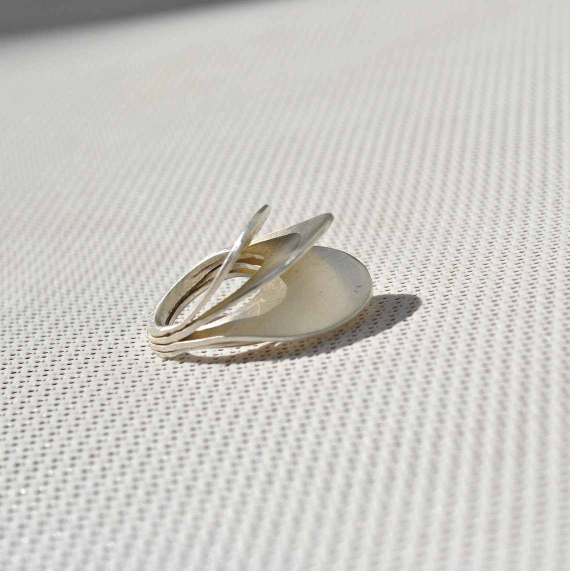 Original Silver Ring Unique Modern Silver Ring Geometric - Etsy