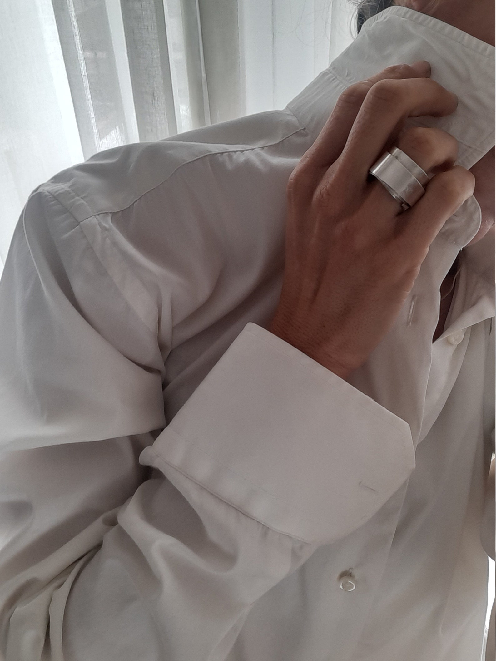 Silver Flexible Ring, Modern Ring, Contemporary Jewelry, Modernist ...