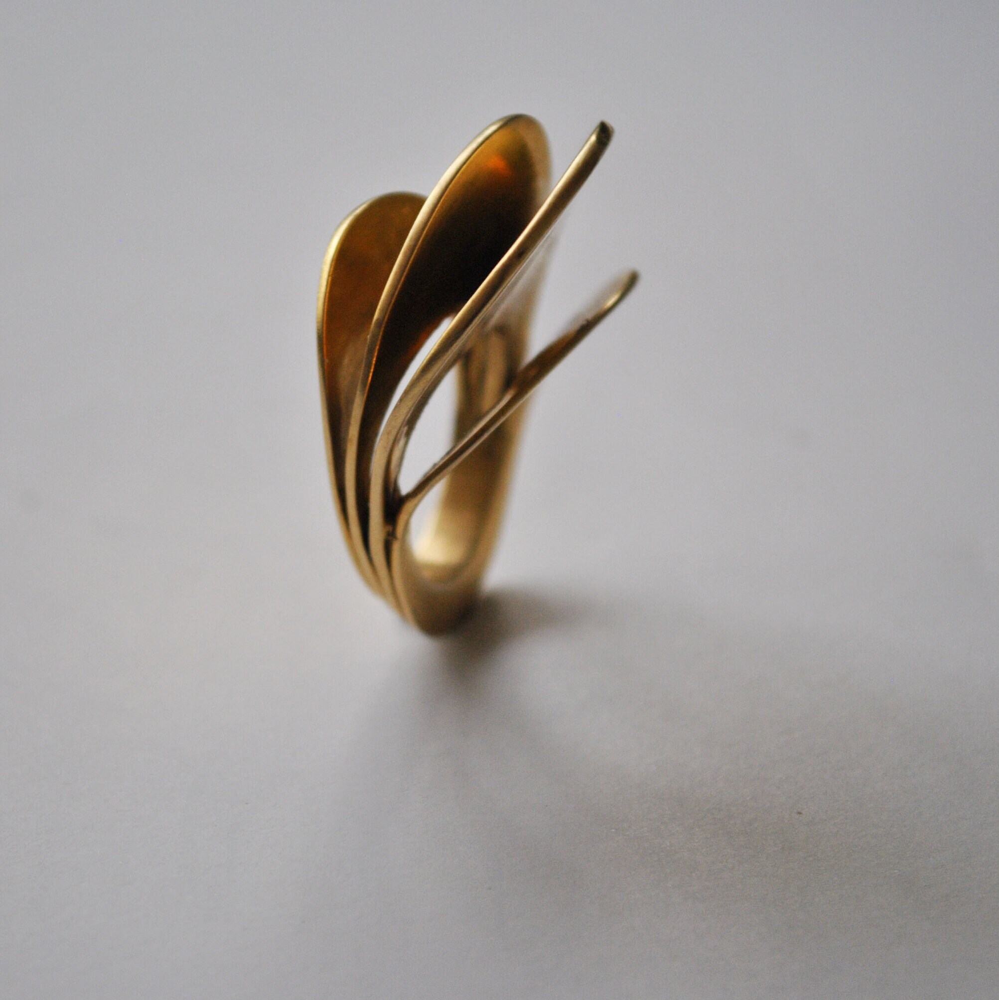 Sculture Ring, Sidney Opera Desing, Exclusive Bronze Ring - Etsy