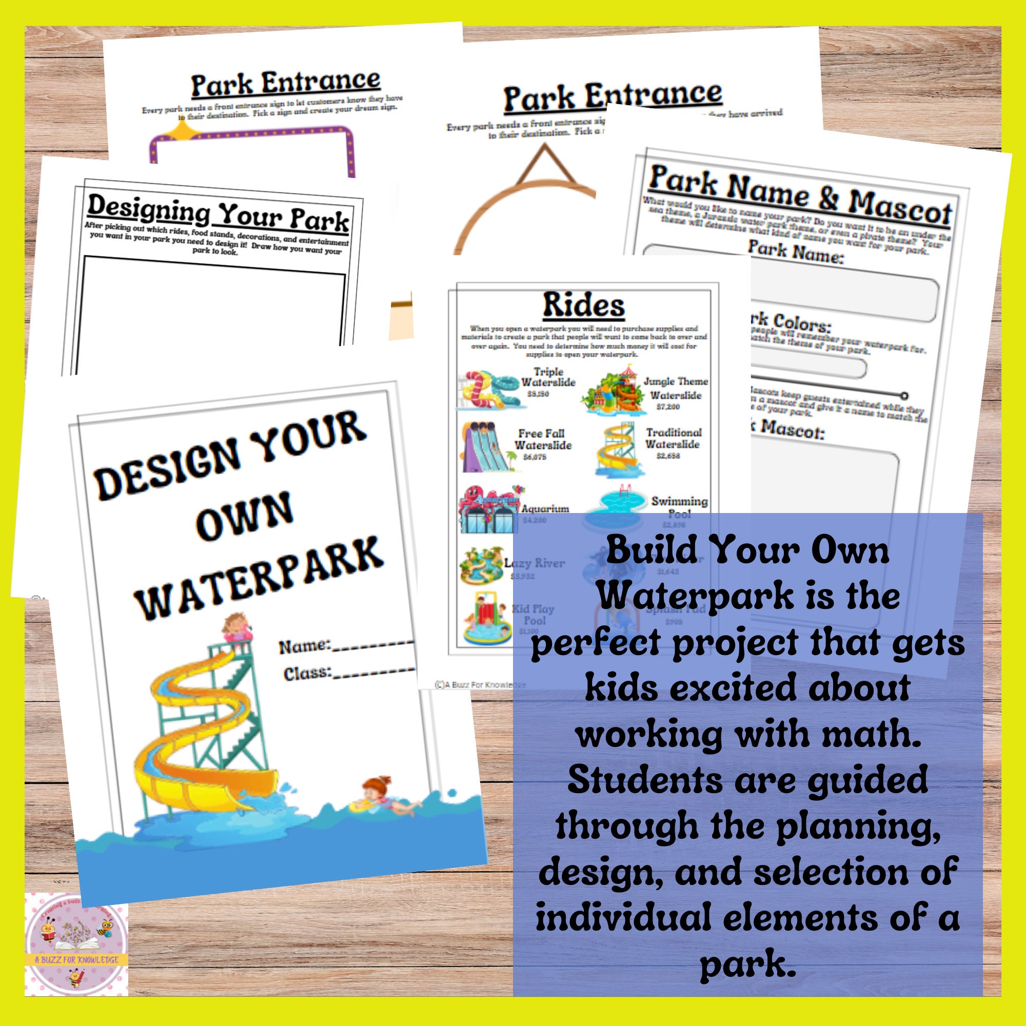 Design and Build Your Own Waterpark Summer Activity for Kids - Etsy