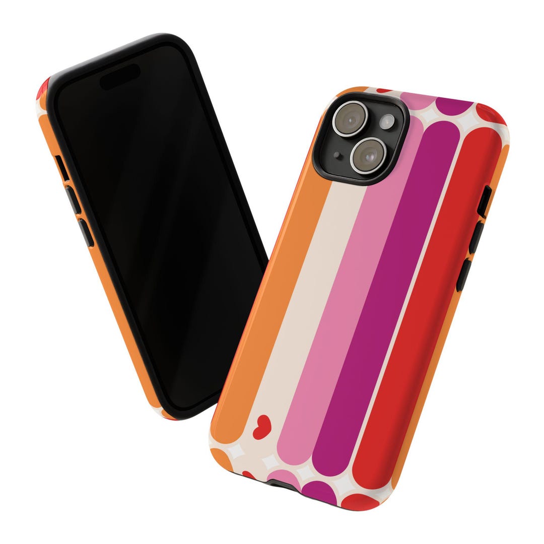 Lesbian Pride Tough Cases, Phone Casing for iPhone 15 14 13 12 11 Pro ...
