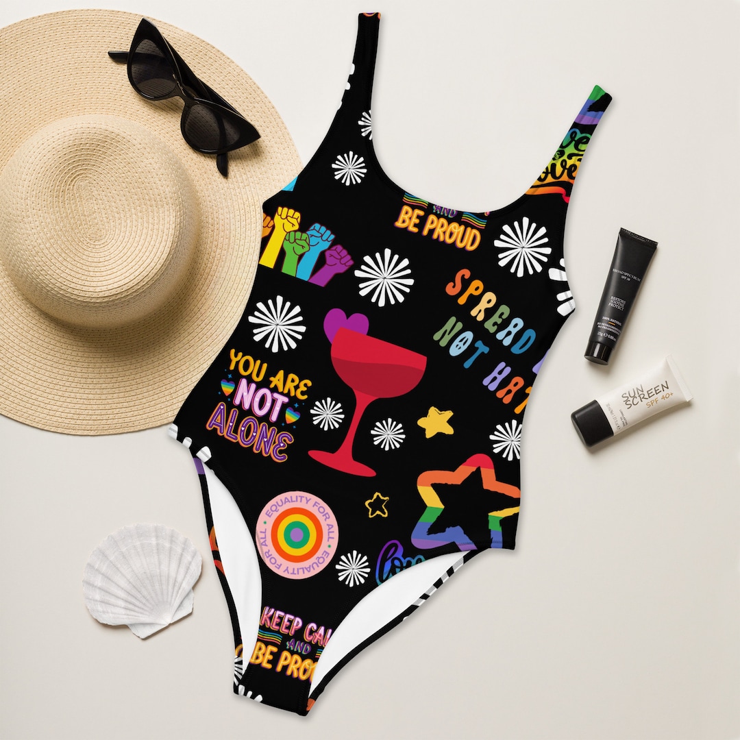 Pride Month 2023 One Piece Swimsuit Pride One Piece Bathing Suit Pride ...