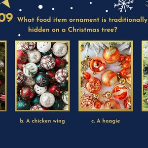 Virtual Christmas Party Slideshow Quiz Game - Etsy