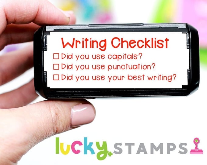Custom Checklist Stamps,personalized Teacher Stamp Pre-inked Stamp ...