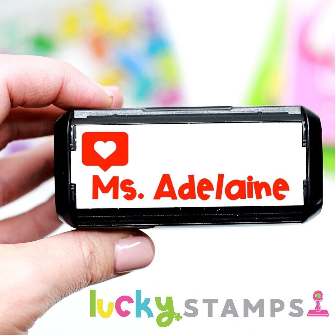 Instagram Stamp, Social Media Stamp, Instagram Heart Teacher Stamp ...