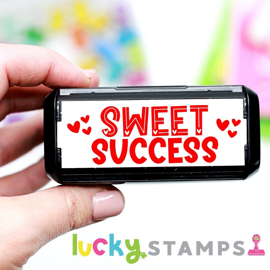 Sweet Success! Self-inking Teacher Stamp, School Stmap, Classroom Stamp ...