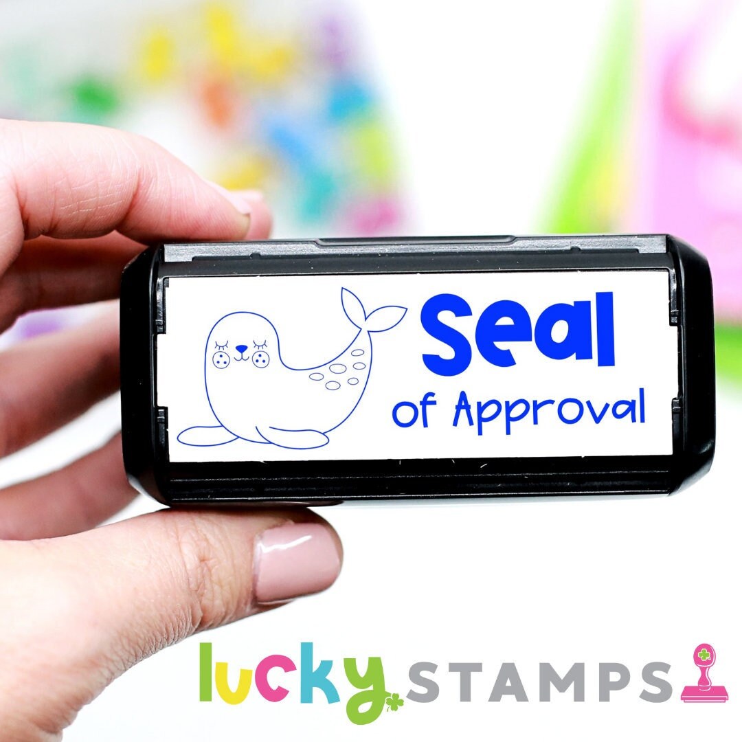 Seal Stamp, Sea Animal Stamp, Seal of Approval, Self Inking Teacher ...