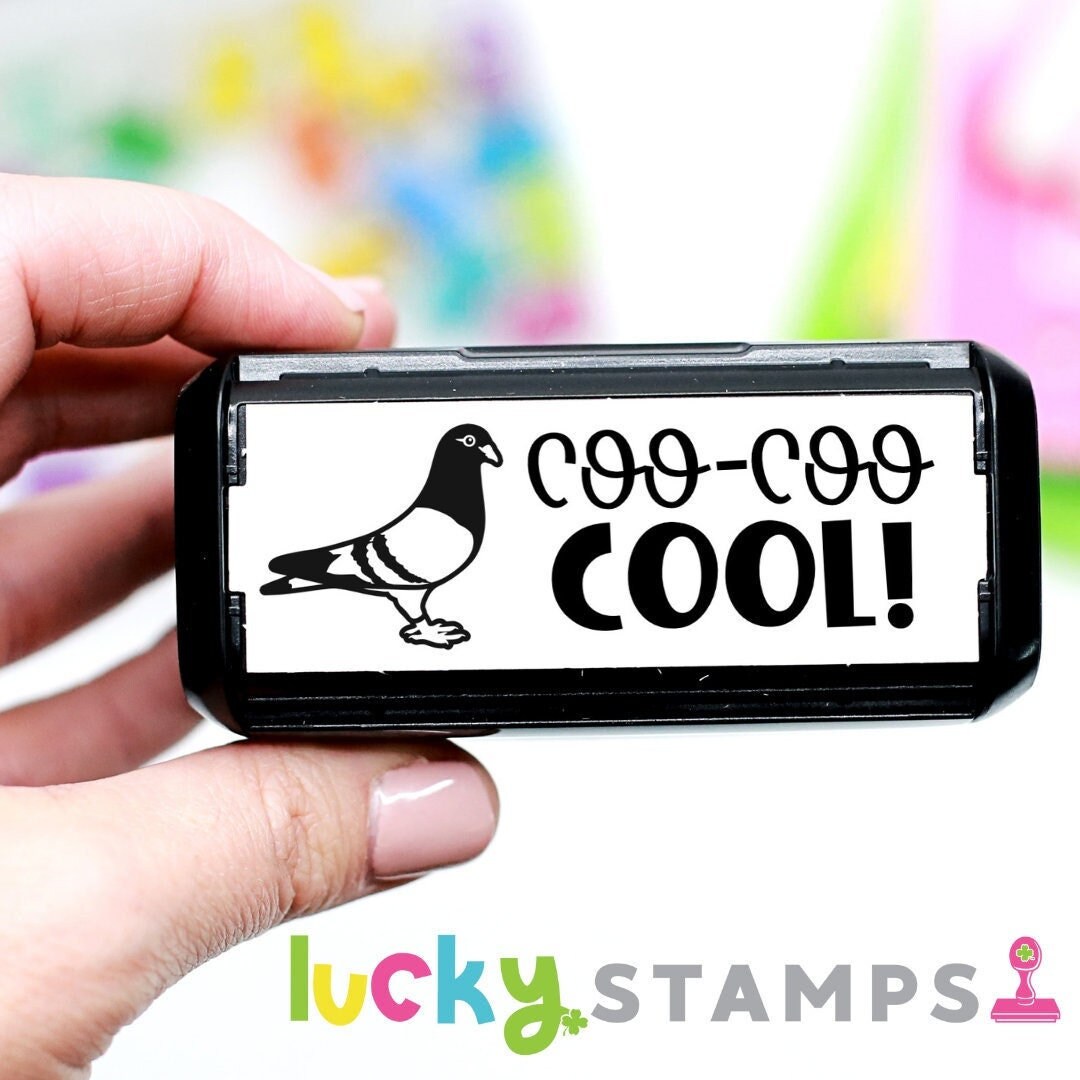 Coo- Coo Cool!, Cuckoo Stamp, Bird Stamp, Self-inking Teacher Stamp ...