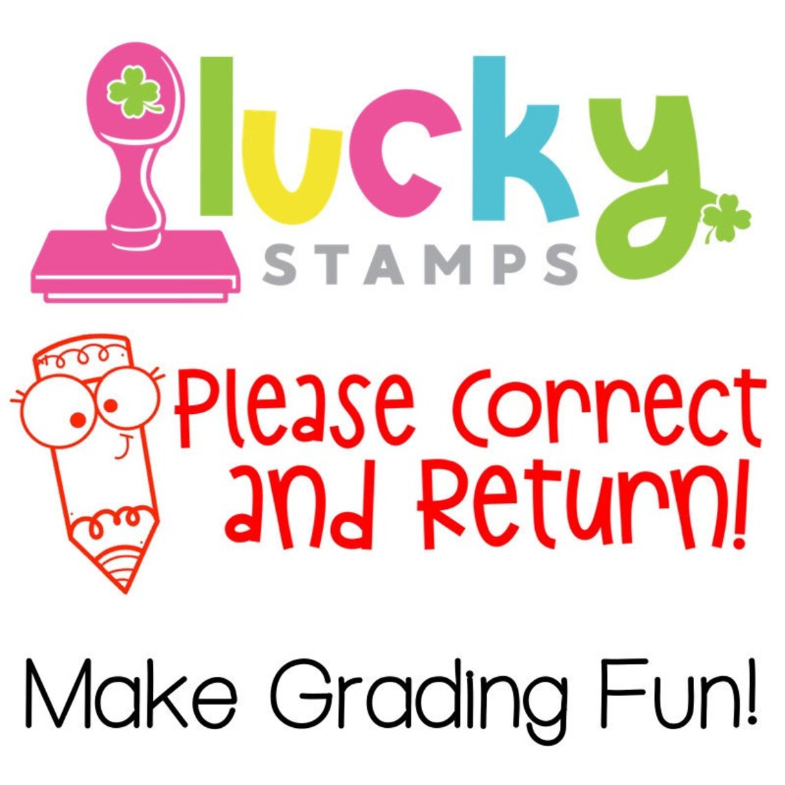 Please Correct and Return Self-inking Teacher Stamp Self | Etsy