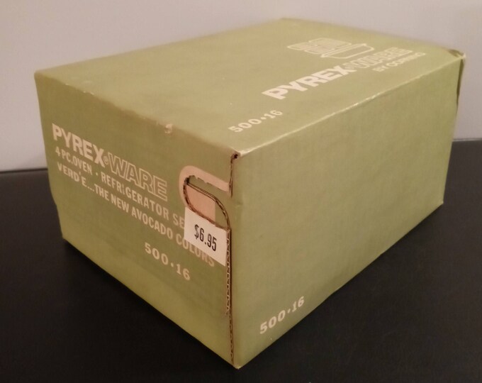 Pyrex Verde 4-piece Refrigerator Set Unopened in Original Box 500-16 ...