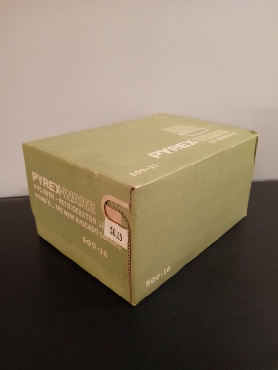 Pyrex Verde 4-piece Refrigerator Set Unopened in Original Box | Etsy