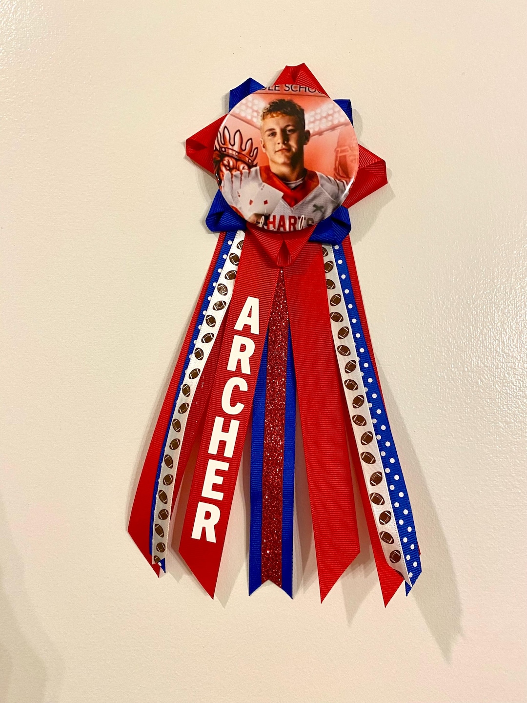 Football Photo Brag Pin - Etsy