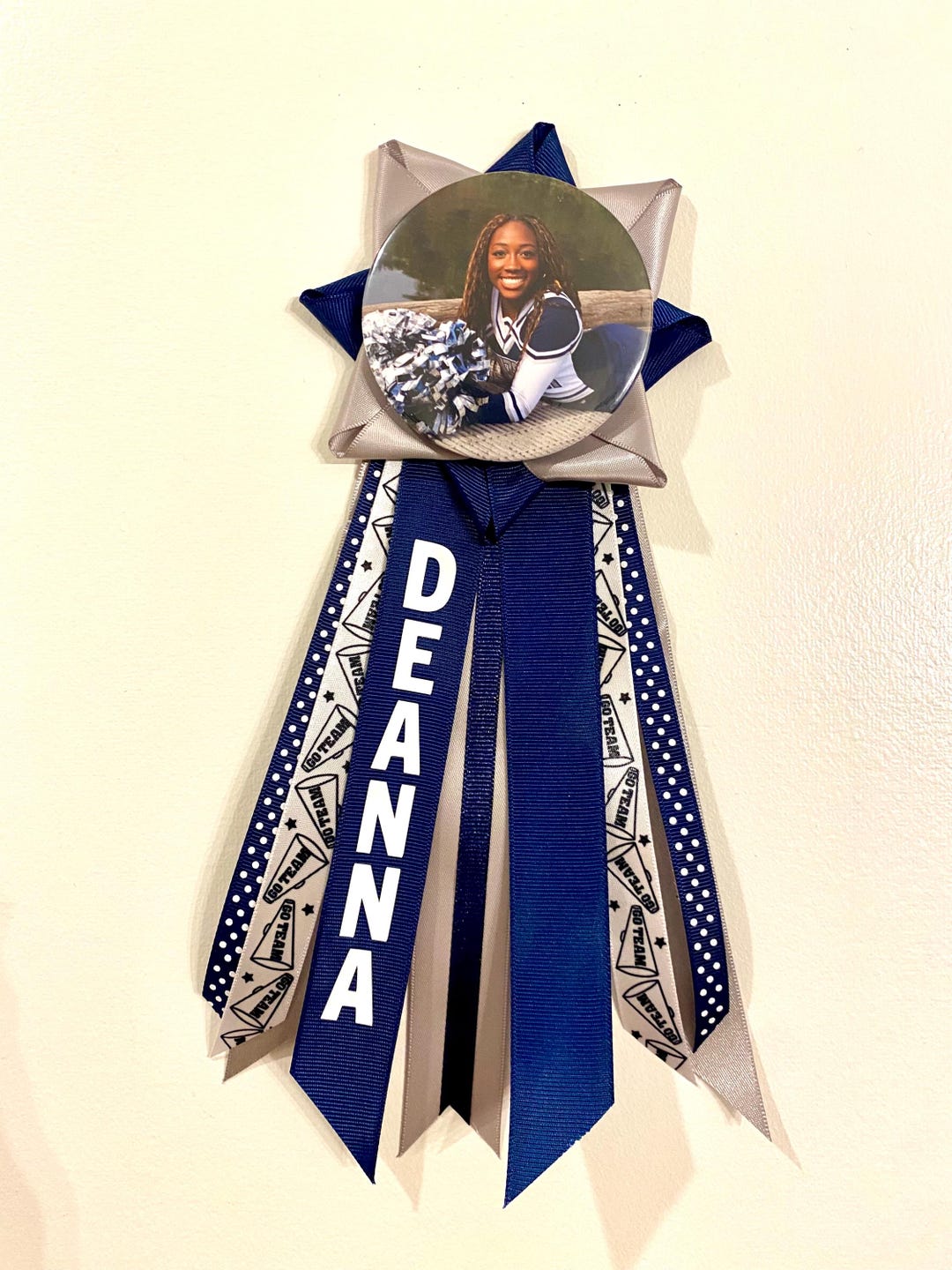 Cheer Photo Brag Button/pin - Etsy