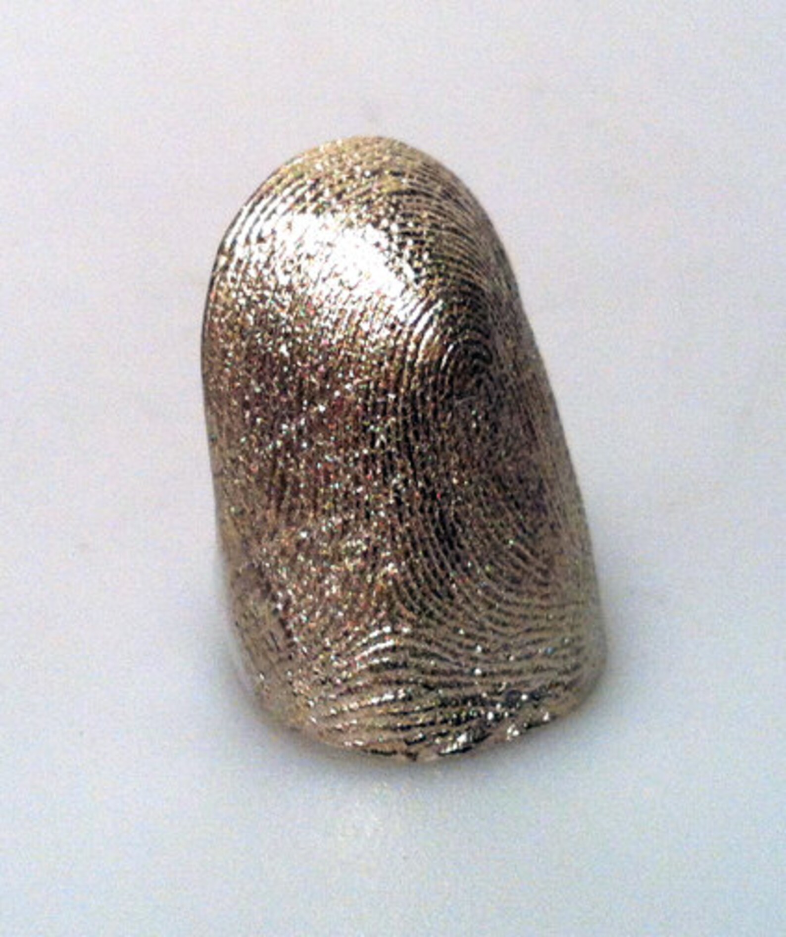 Sterling Silver Fingerprint Ring - Etsy