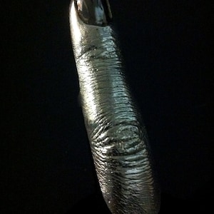 Sterling Silver Ladies Full Finger Ring - Etsy