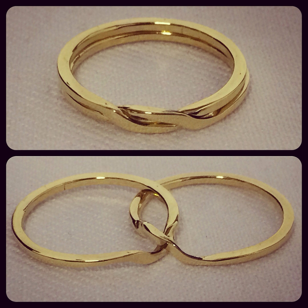 Two Piece Puzzle Ring - Etsy