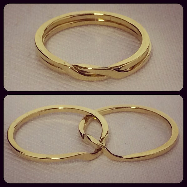 Gimmel Ring - Etsy UK