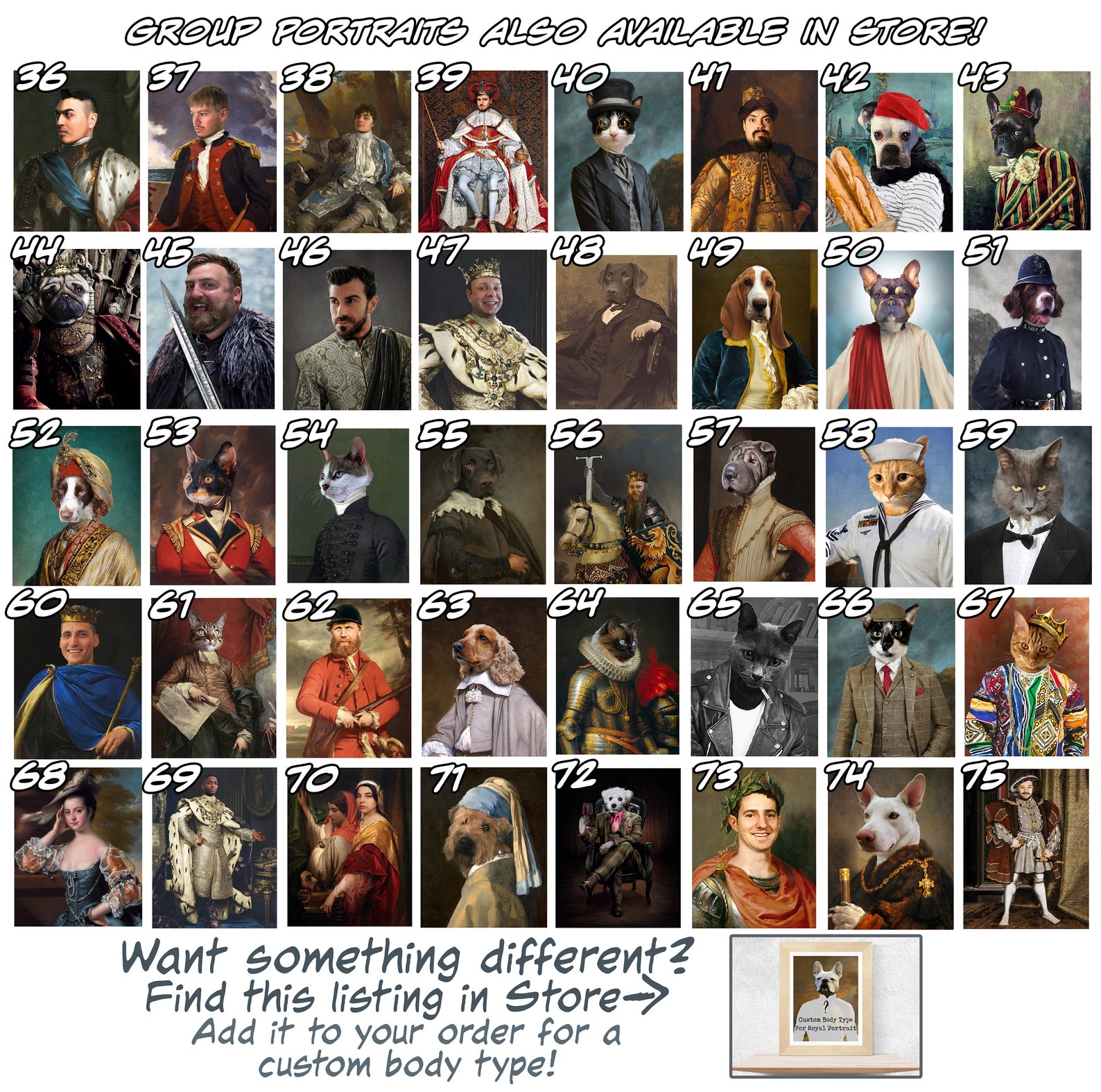CUSTOM Royal Portrait Painting From YOUR Photo / Personalized - Etsy